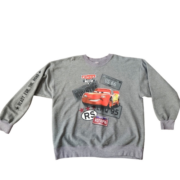 Disney | Shirts | Disney Cars Pixar Lightning Mcqueen 95 Racing Team ...